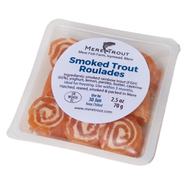 Smoked trout, hatched, reared & smoked on the farm - Mere Trout